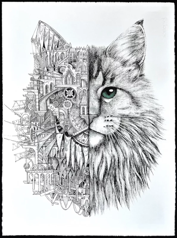 Ardif - Cat Mechanimal - Pretty Portal - Galerie für Streetart und ...